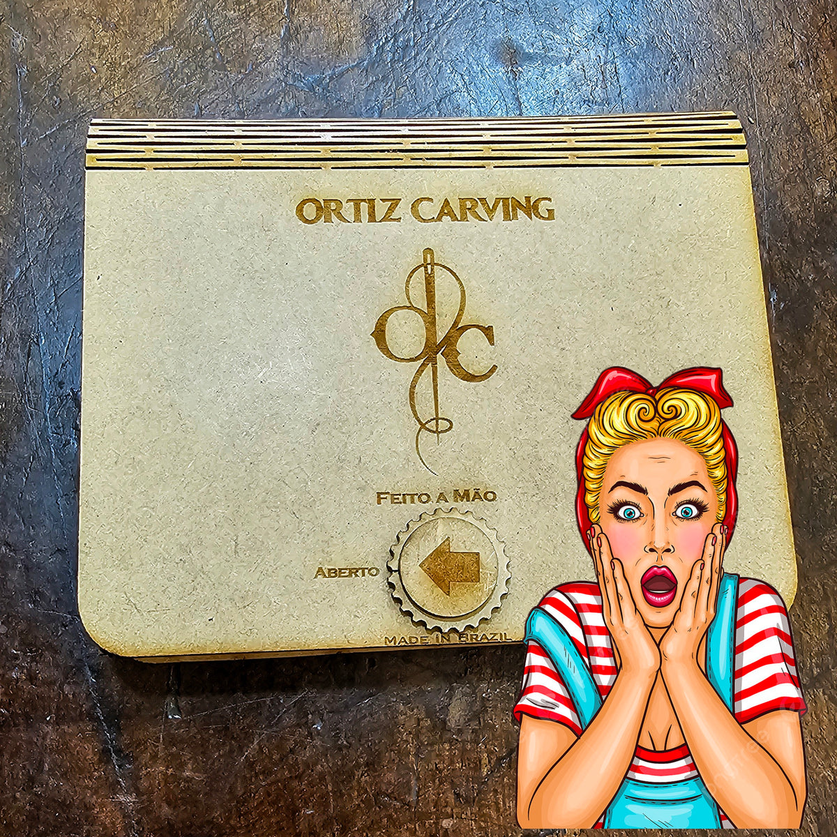 Carteira Surpresa(leia a legenda) – Ortiz Carving